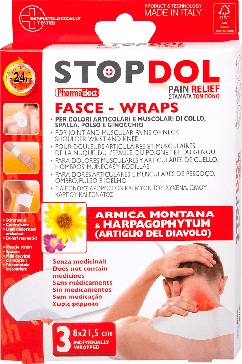 STOPDOL Náplasti proti bolesti - veľ. XL, 3 ks | mojadm.sk