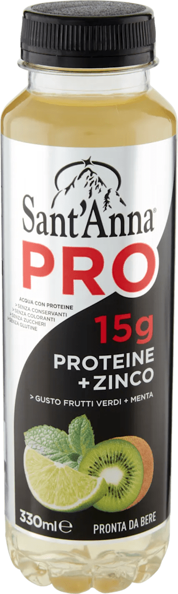 Sant'Anna PRO Bevanda analcolica con zinco e proteine ai frutti verdi e ...