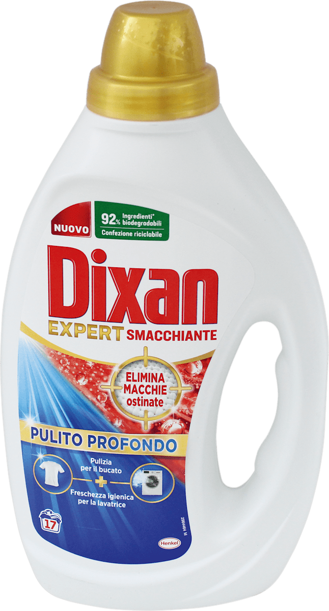 Dixan Detersivo Expert Pulito Profondo Smacchiante, 765 ml | dm Italia
