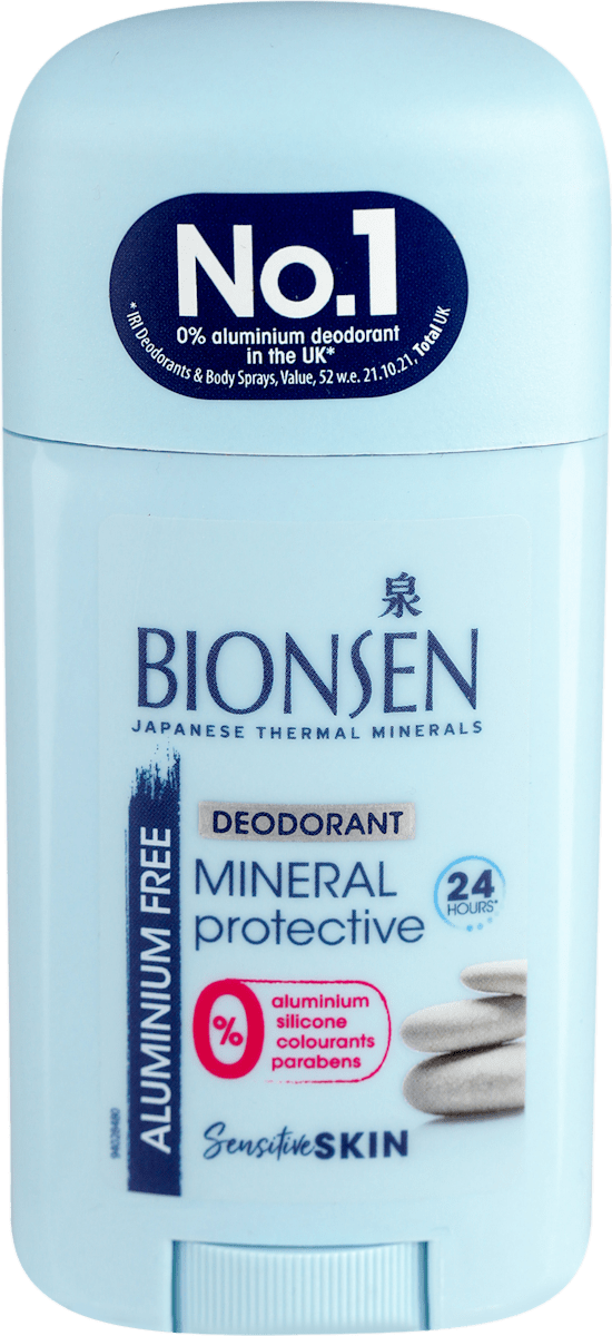 Bionsen MINERAL protective deo stik, bez aluminijuma, 40 ml | dm.rs
