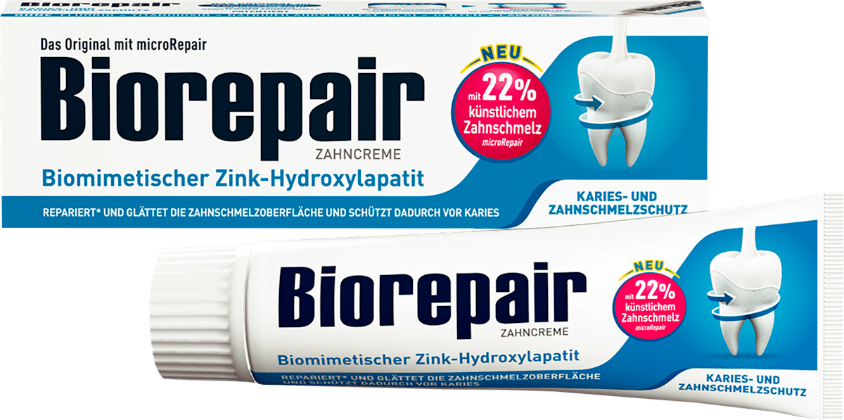 Biorepair Zahnpasta Karies- und Zahnschmelzschutz, fluoridfrei, 75 ml ...