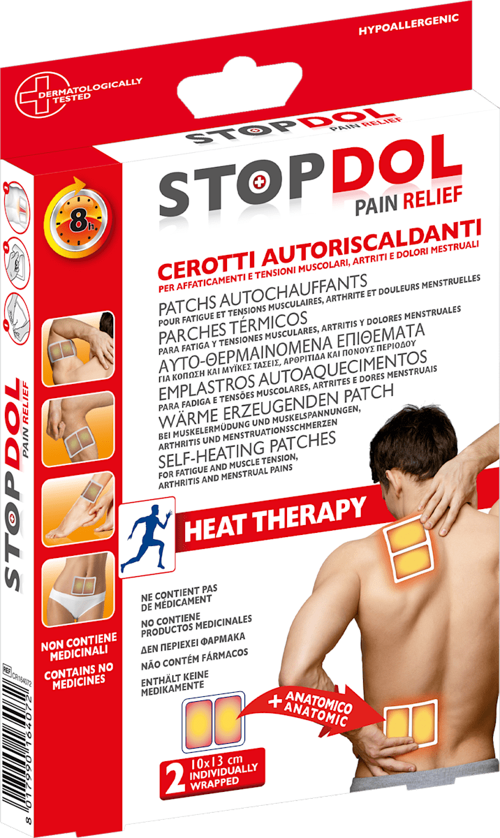 STOPDOL Cerotti riscaldanti, 2 pz | dm Italia
