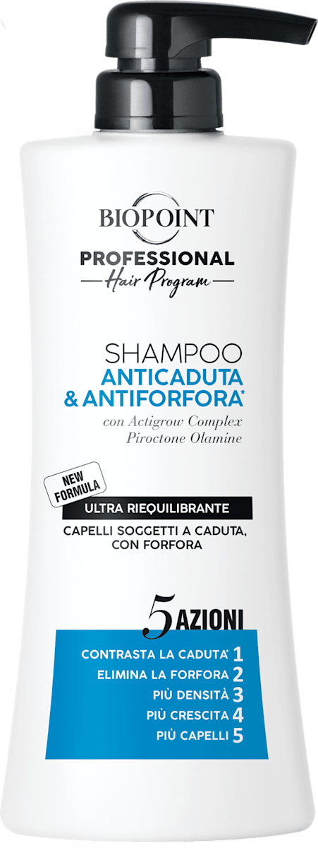 BIOPOINT Shampoo Anticaduta e Antiforfora, 400 ml | dm Italia