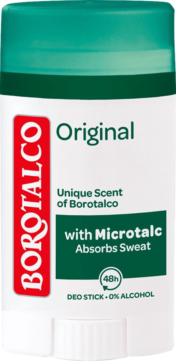 Borotalco Deodorant stick Original cu cristale de talc, 40 ml | dm.ro