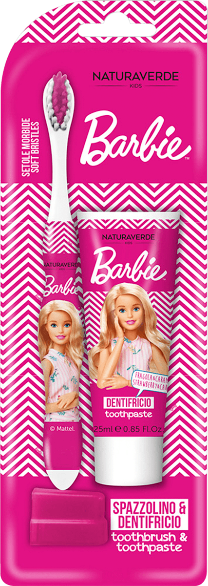NATURAVERDE KIDS Barbie set četkica i pasta za zube, 1 kom. | dm Bosna ...