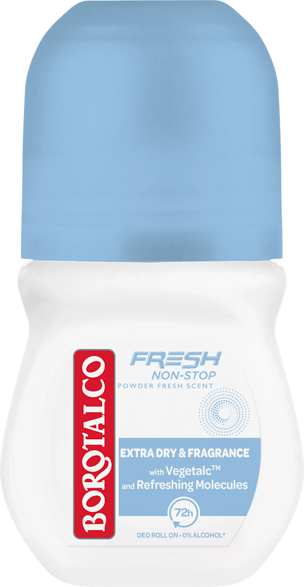 Borotalco Deo Roll-on Fresh non-stop Powder fresh, 50 ml | dm.at