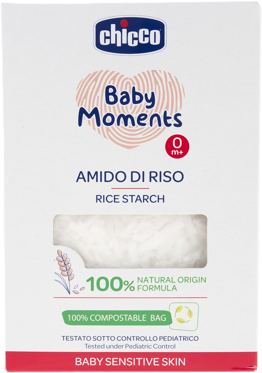 Chicco Amido di riso Baby Moments, 250 g | dm Italia