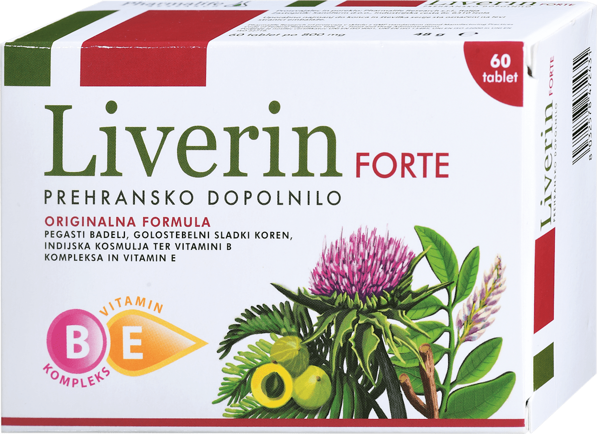 Pharmalife Prehransko dopolnilo Liverin FORTE, 60 kos | dm.si