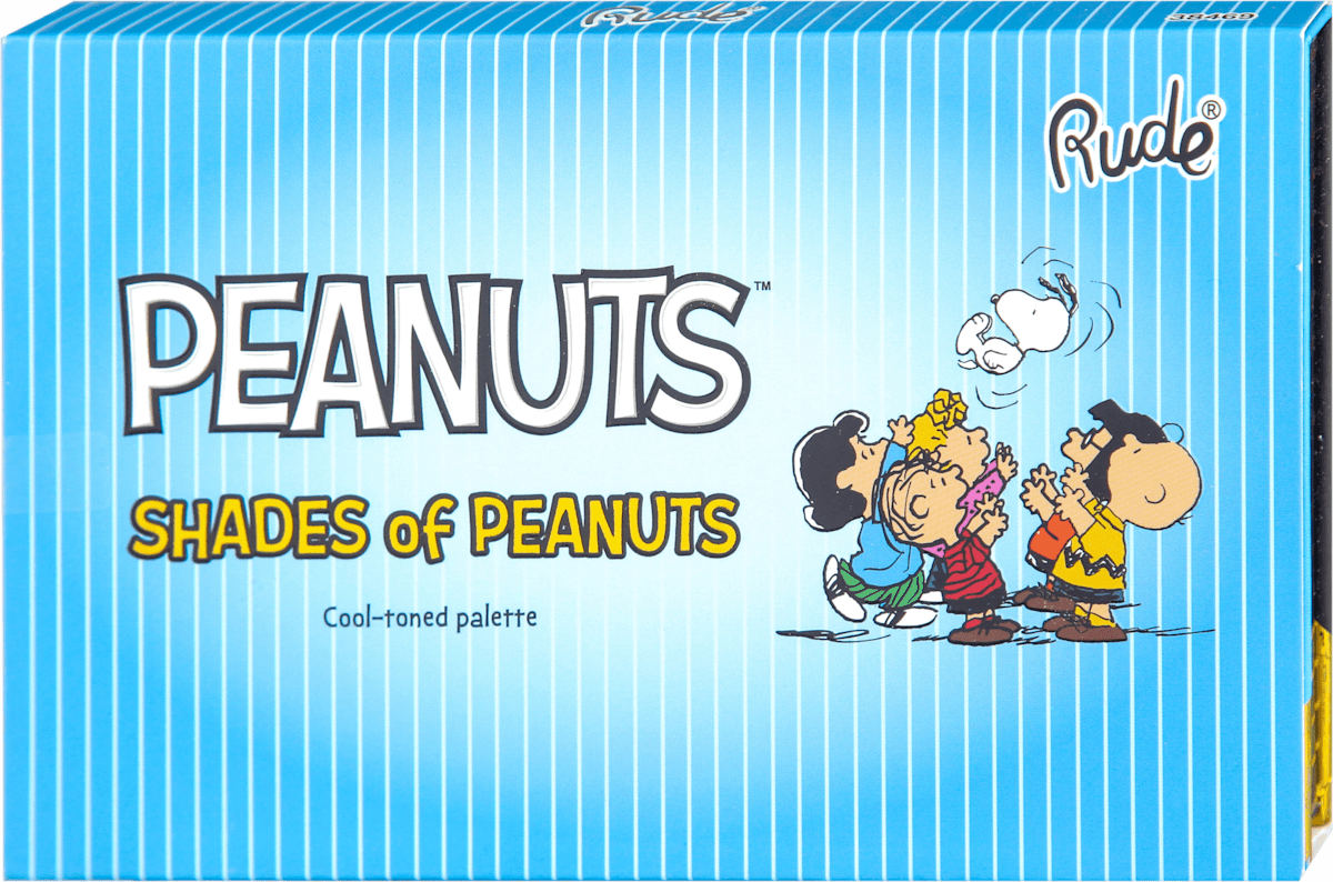 Rude PEANUTS SHADES of PEANUTS cool-toned paleta senki za oči, 1 kom ...
