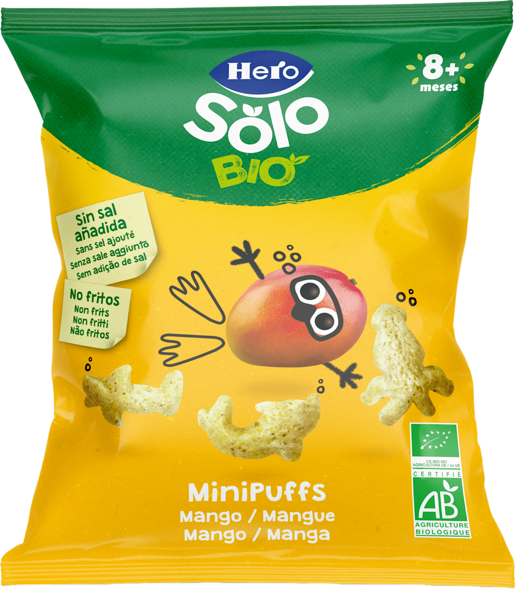 Hero Solo Snack ai cereali gusto mango, 18 g | dm Italia