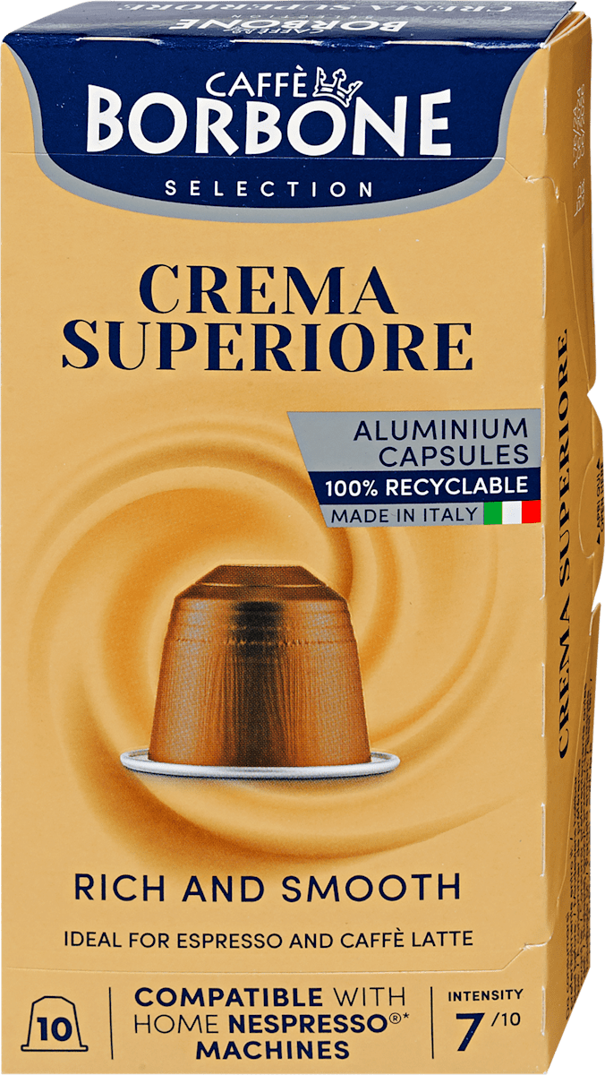Caffé Borbone Kapszulás kávé Crema Superiore, 10 kapszula, 50 g | dm.hu
