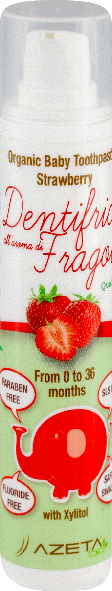 AZETA bio Baby pasta za zube za decu - jagoda, 0-36 meseci, 50 ml | dm.rs