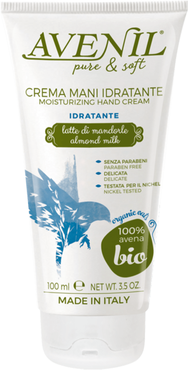 Avenil Crema mani idratante con latte di mandorla, 100 ml | dm Italia