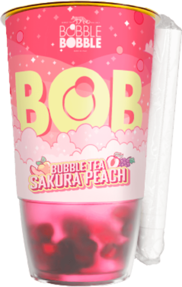 BOBBLE BOBBLE Bubble Tea Sakura Peach, 360 ml | dm Italia