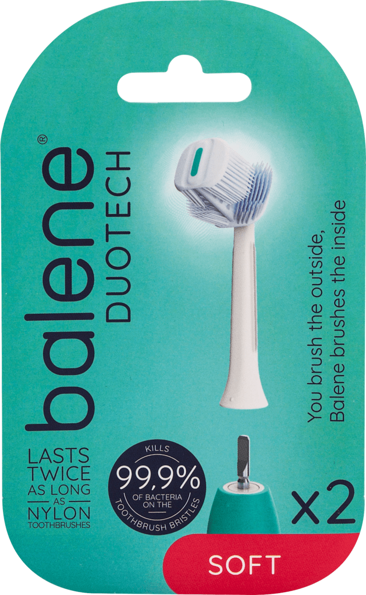 balene Aufsteckbürsten DuoTech soft, 2 St | dm.at