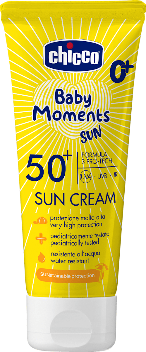 Chicco Baby Moments SUN krema za zaštitu od sunca, SPF 50+, 75 ml | dm.rs