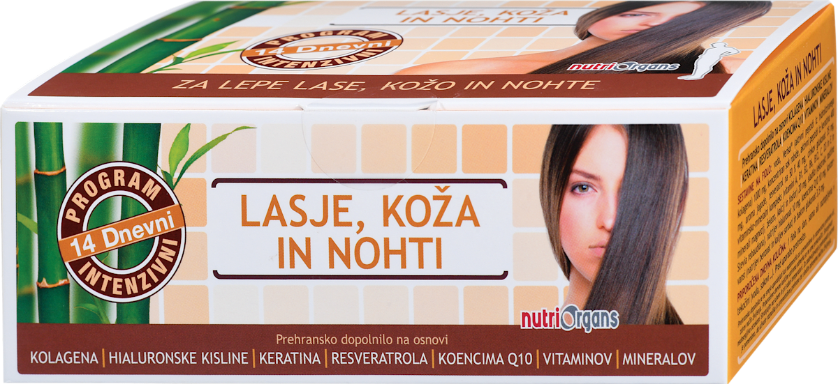 nutriOrgans Prehransko dopolnilo Lasje, koža in nohti, 140 ml | dm.si