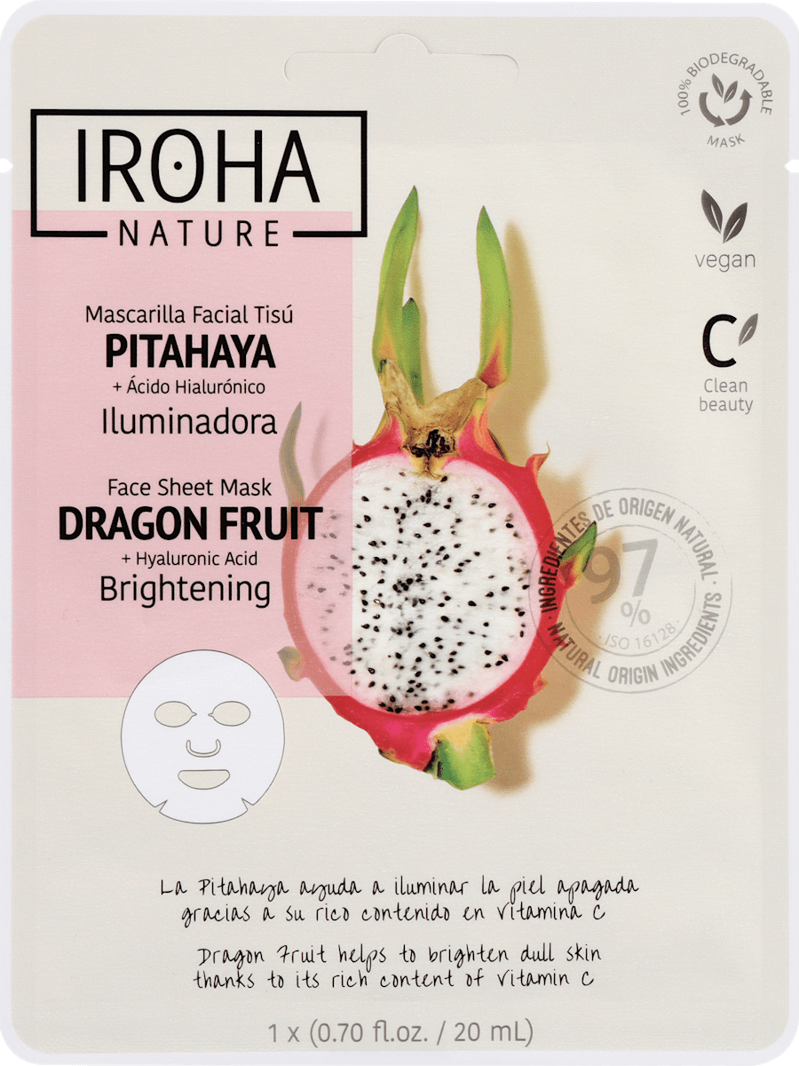 IROHA NATURE Revitalizirajuća maska za lice Zmajsko voće, 1 kom. | dm.hr