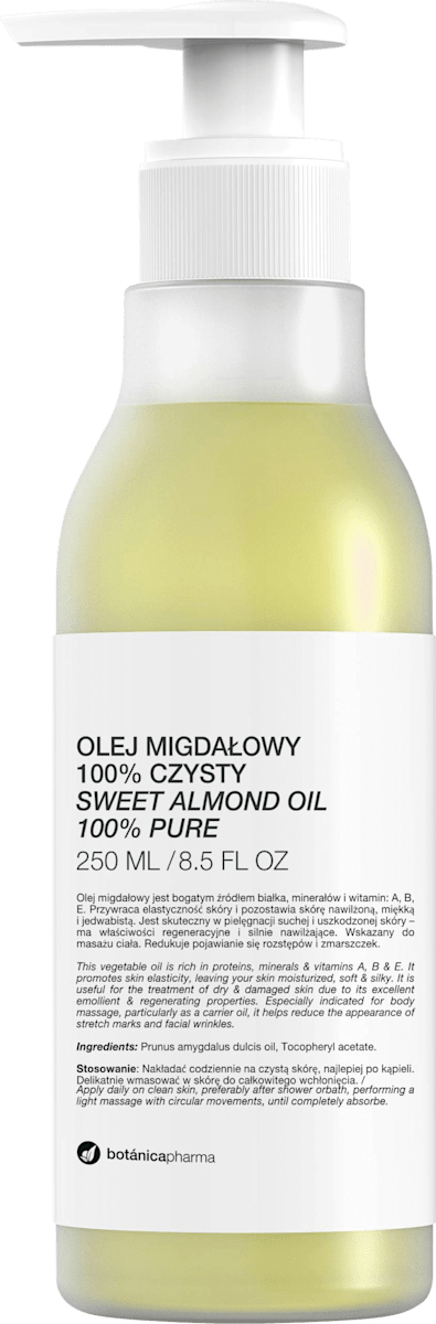 botánicapharma Olej migdałowy czysty (pompka), 250 ml kupuj w zawsze korzystnych cenach | dm