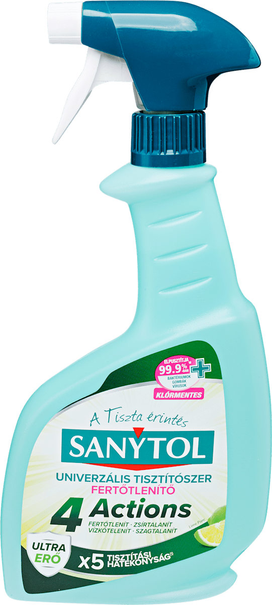 SANYTOL Fertőtlenítő-, tisztító spray 4 Actions, 500 ml | dm.hu