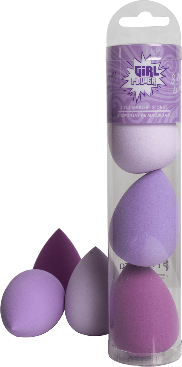 POKHARA Bureței aplicare make-up mov, 3 buc | dm.ro