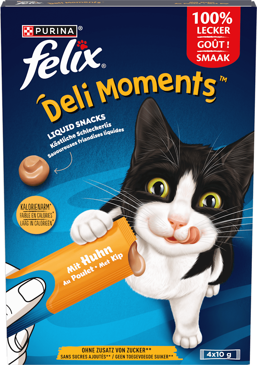 Felix Katzenleckerlies Deli Moments Huhn, 40 g | dm.at
