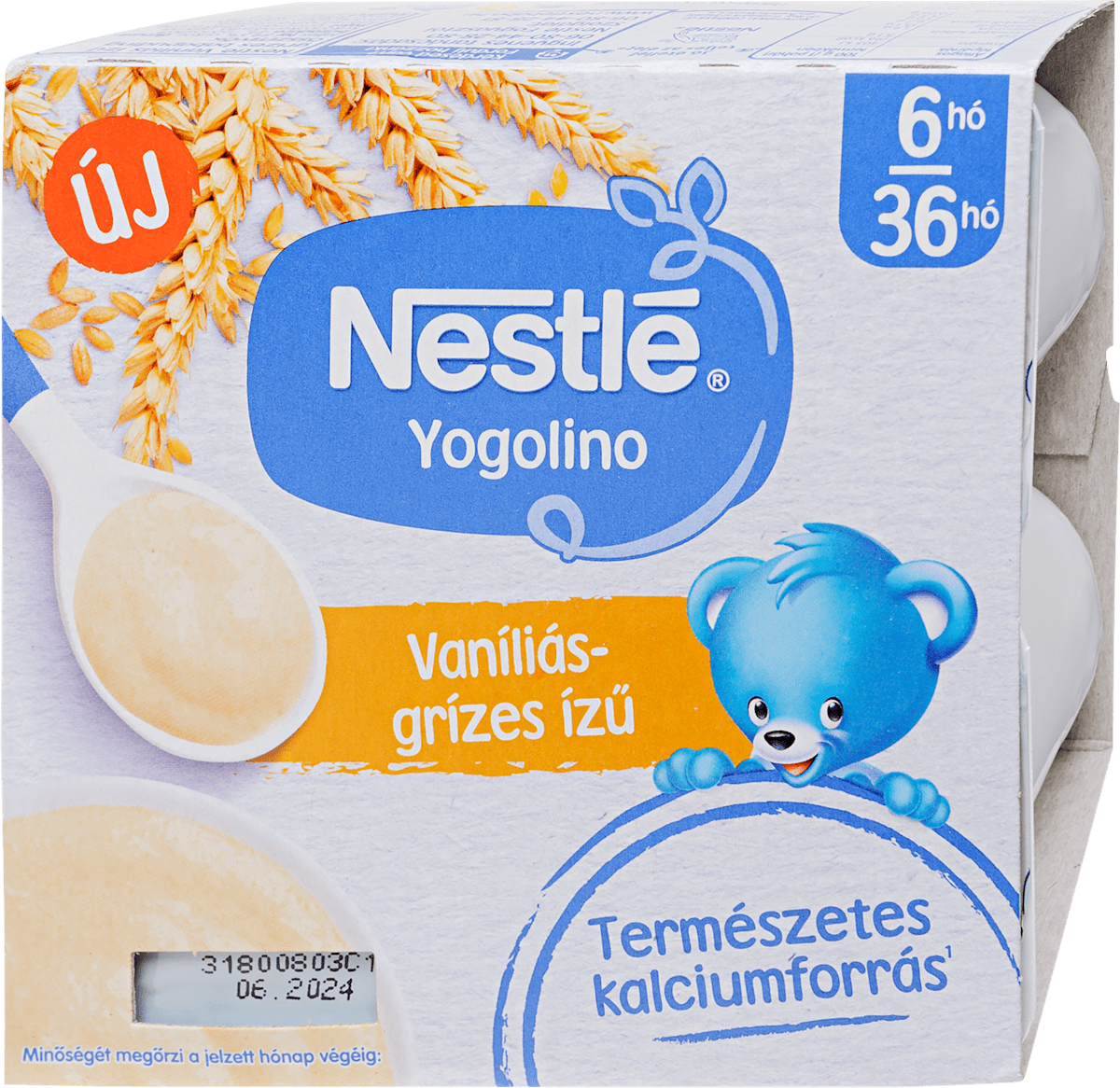 Nestlé Bébi desszert Yogolino, gríz-vanília 6 hónapos kortól, 400 g | dm.hu