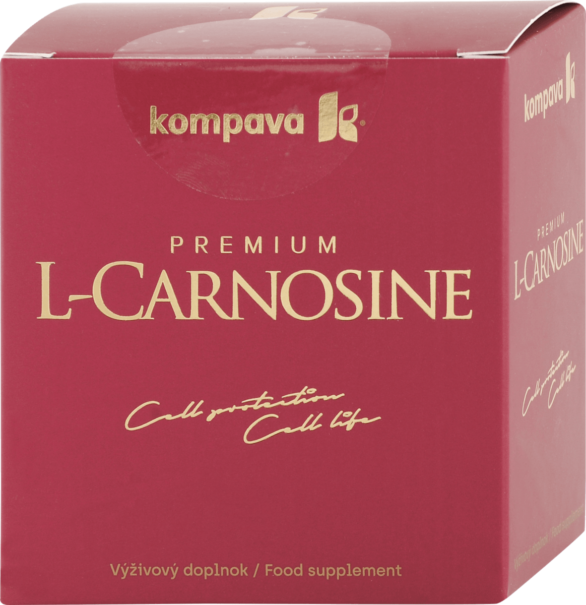 Kompava Tablety Premium L-Carnosine, 60 ks | mojadm.sk