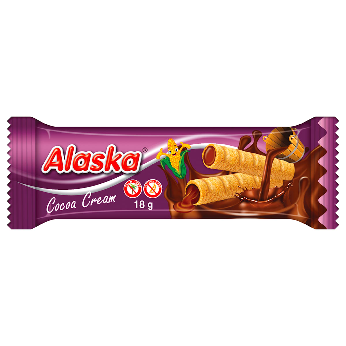 Alaska Cocoa Cream čokoladne kukuruzne rolnice, 18 g | dm Bosna i ...