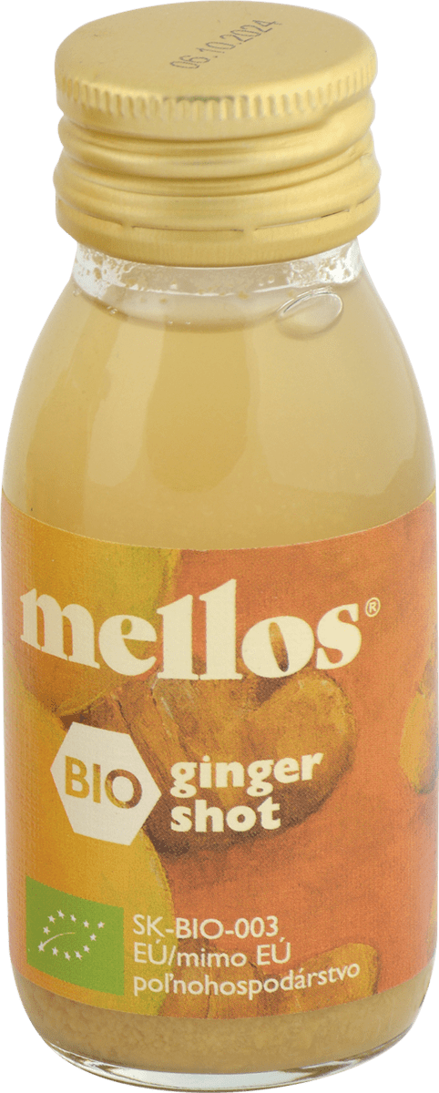 mellos Bio Zázvorový shot, 60 ml | mojadm.sk