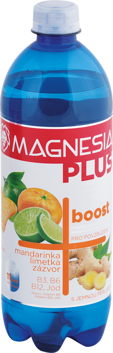 Magnesia Funkčná ochutená minerálna voda boost Pre povzbudenie ...