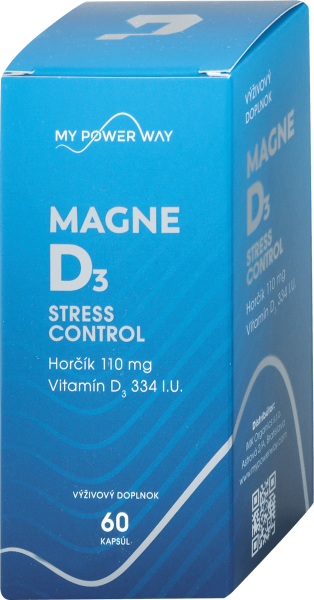 MY POWER WAY Kapsuly Magne D3 Stress Control, 60 ks | mojadm.sk