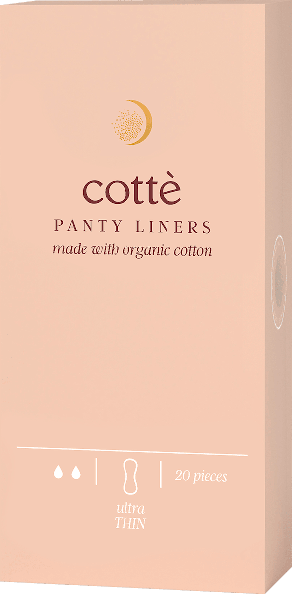 cotté Slipové vložky s bio bavlnou ultra Thin, 20 ks | mojadm.sk
