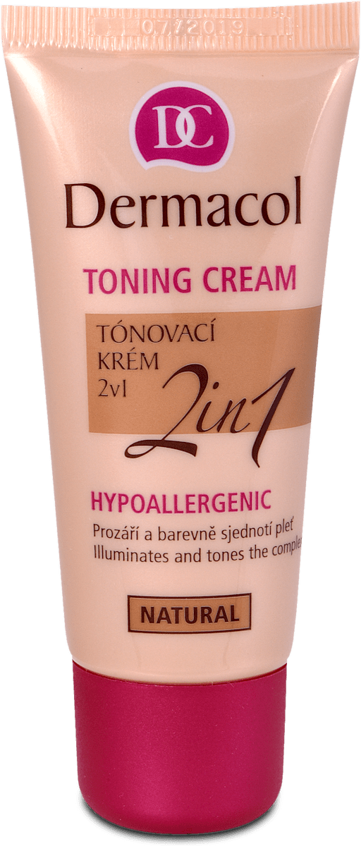 Dermacol tónovací krém 2 v 1 Natural, 30 ml | dm.cz