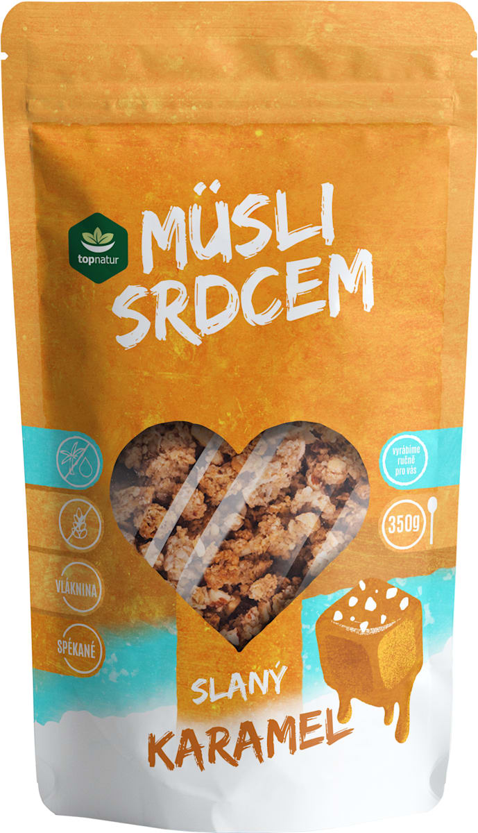 Topnatur Müsli srdcem Slaný Karamel, 350 g | dm.cz