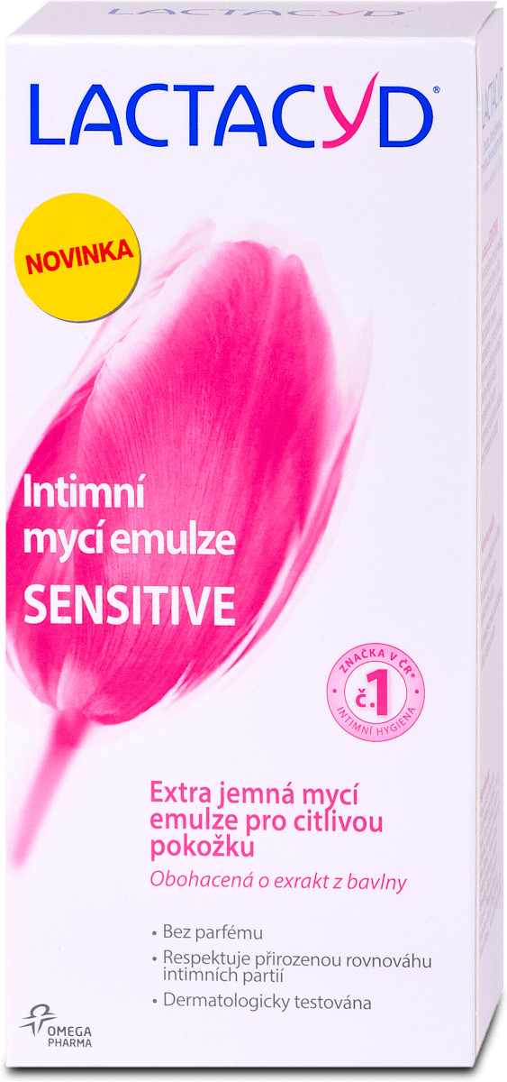 LACTACYD intimní mycí emulze Sensitive, 200 ml | dm.cz