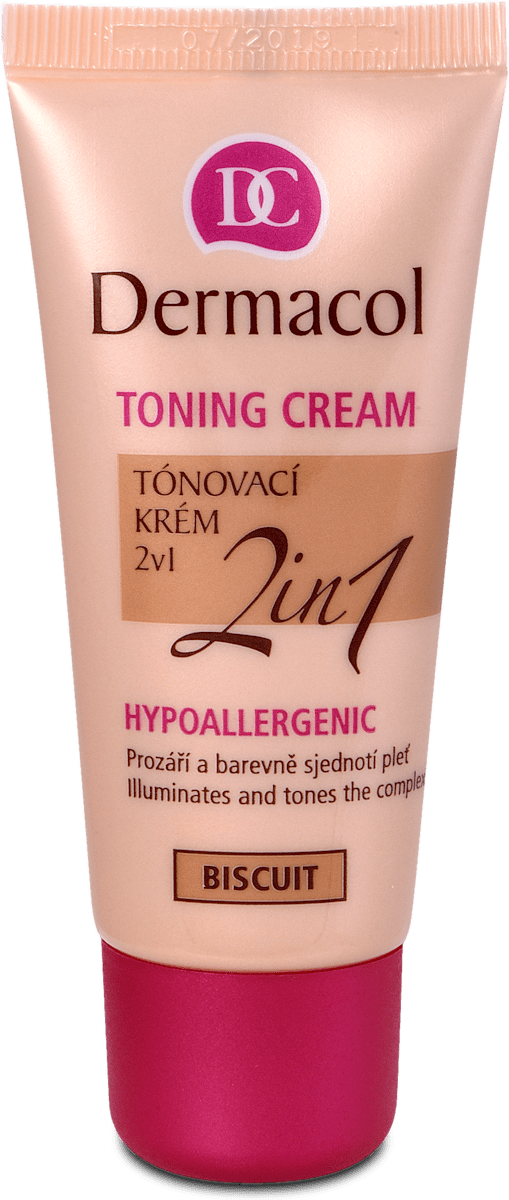 Dermacol tónovací krém 2 v 1 Biscuit, 30 ml | dm.cz