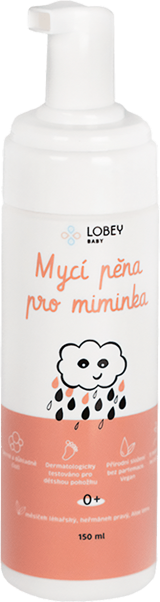 LOBEY Baby mycí pěna pro miminka, 150 ml | dm.cz