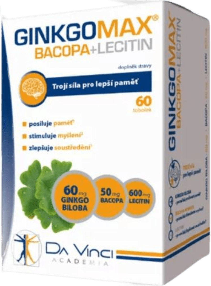GINKGOMAX Bacopa i lecitin kapsule, 60 kom. | dm Bosna i Hercegovina