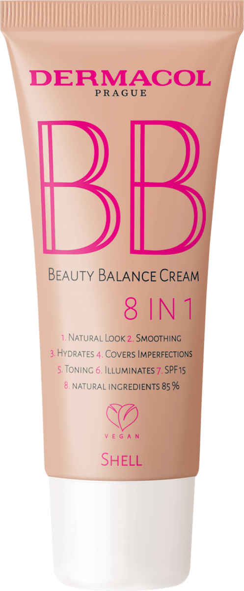 Dermacol BB krém 8 v 1 OF15 č. 3 Shell, 30 ml | dm.cz
