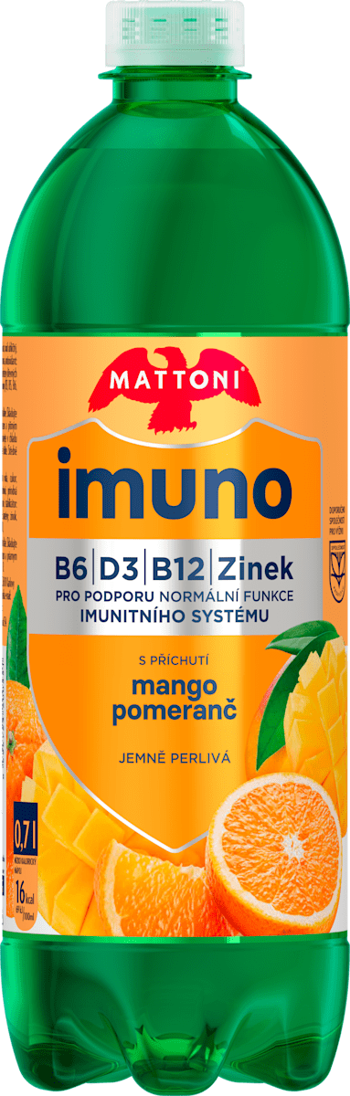Mattoni imuno nápoj s příchutí mango a pomeranč, 700 ml | dm.cz