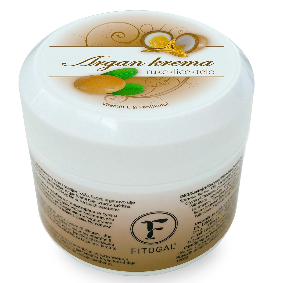 FITOGAL Univerzalna Argan krema - ruke, lice, telo, 150 ml | dm.rs
