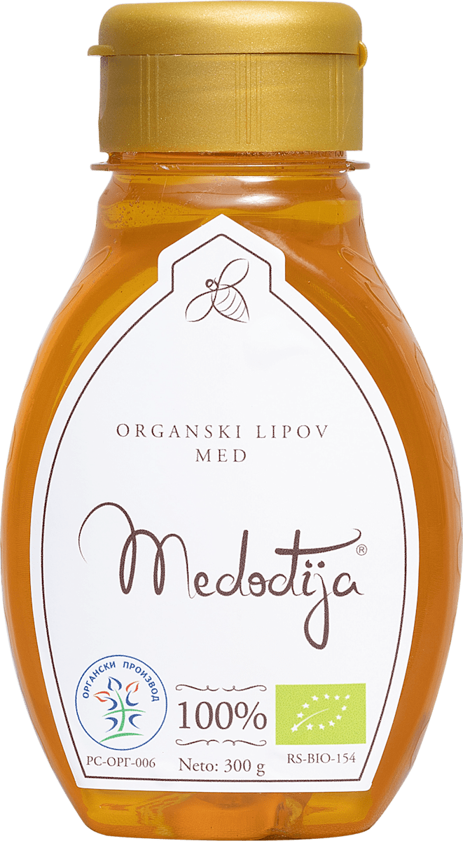 Medođija Organski lipov med, 300 g | dm.rs