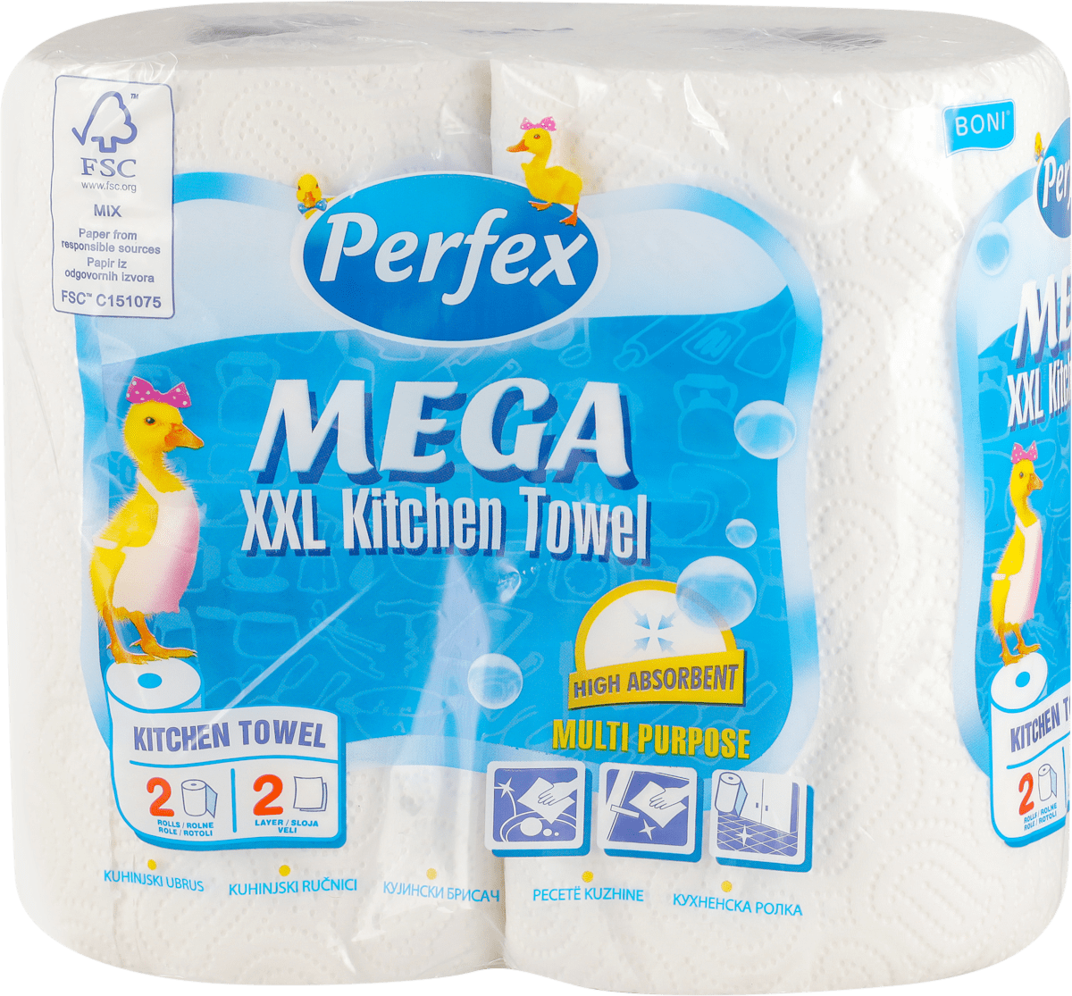 Perfex MEGA XXL kuhinjski ubrusi 2-slojni, 2 kom | dm.rs
