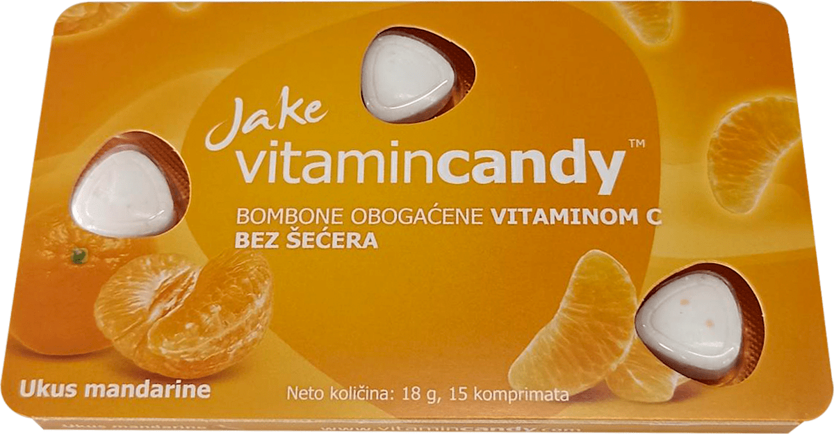 Jake vitamincandy - mandarina, 18 g | dm.rs