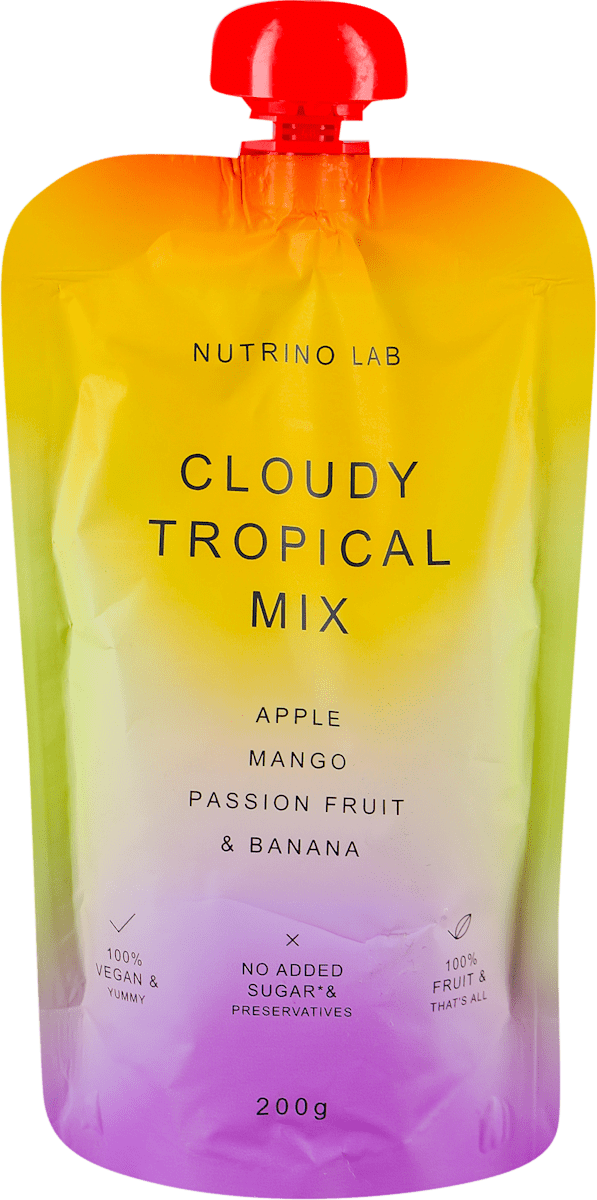 Nutrino Lab CLOUDY TROPICAL MIX - jabuka, banana, mango, marakuja, 200 g | dm.rs