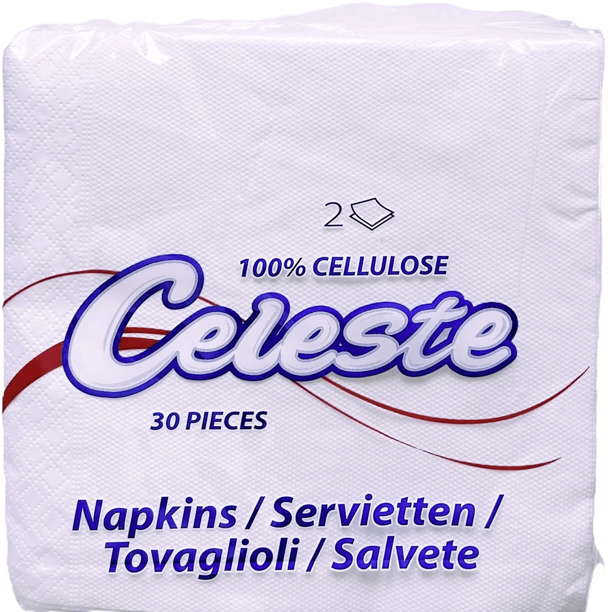Celeste Ubrusi, 2-slojni, bijeli, 33 x 33 cm, 30 kom. | dm.hr