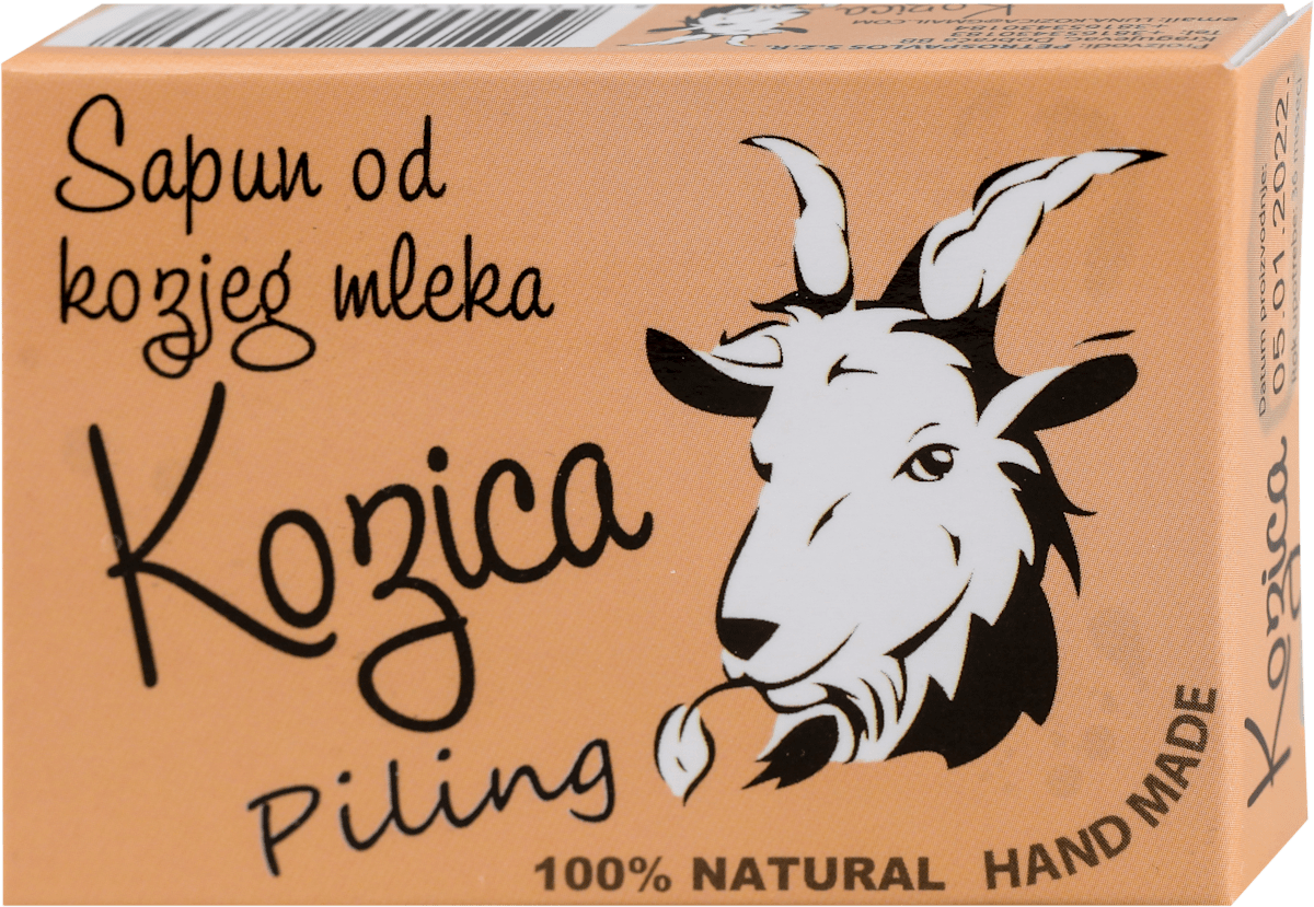 Kozica Piling čvrsti sapun - kozje mleko, 75 g | dm.rs