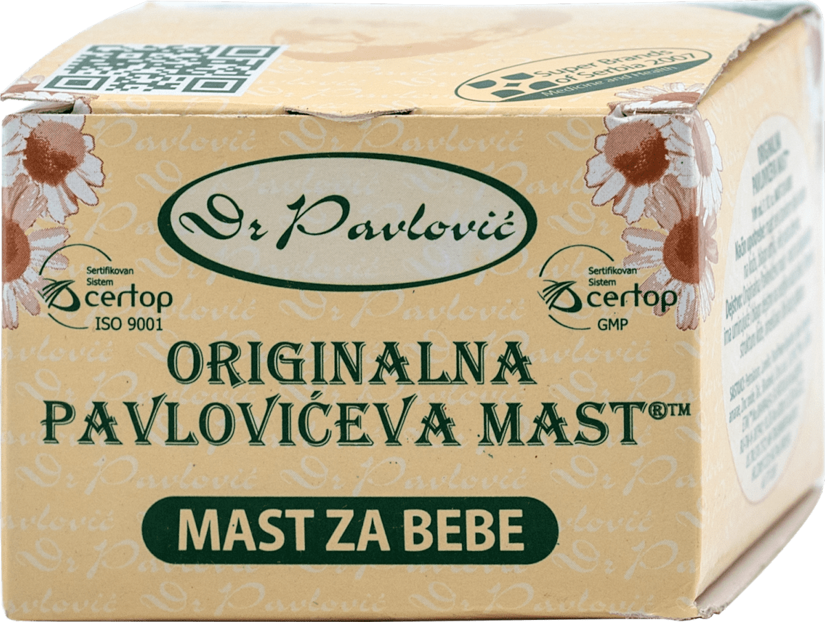Dr Pavlović Originalna Pavlovićeva mast za bebe - kamilica, 100 ml | dm ...