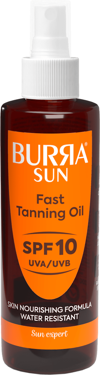 BURRA SUN Fast Tanning Olil - ulje za brzo tamnjenje i zaštitu od sunca ...